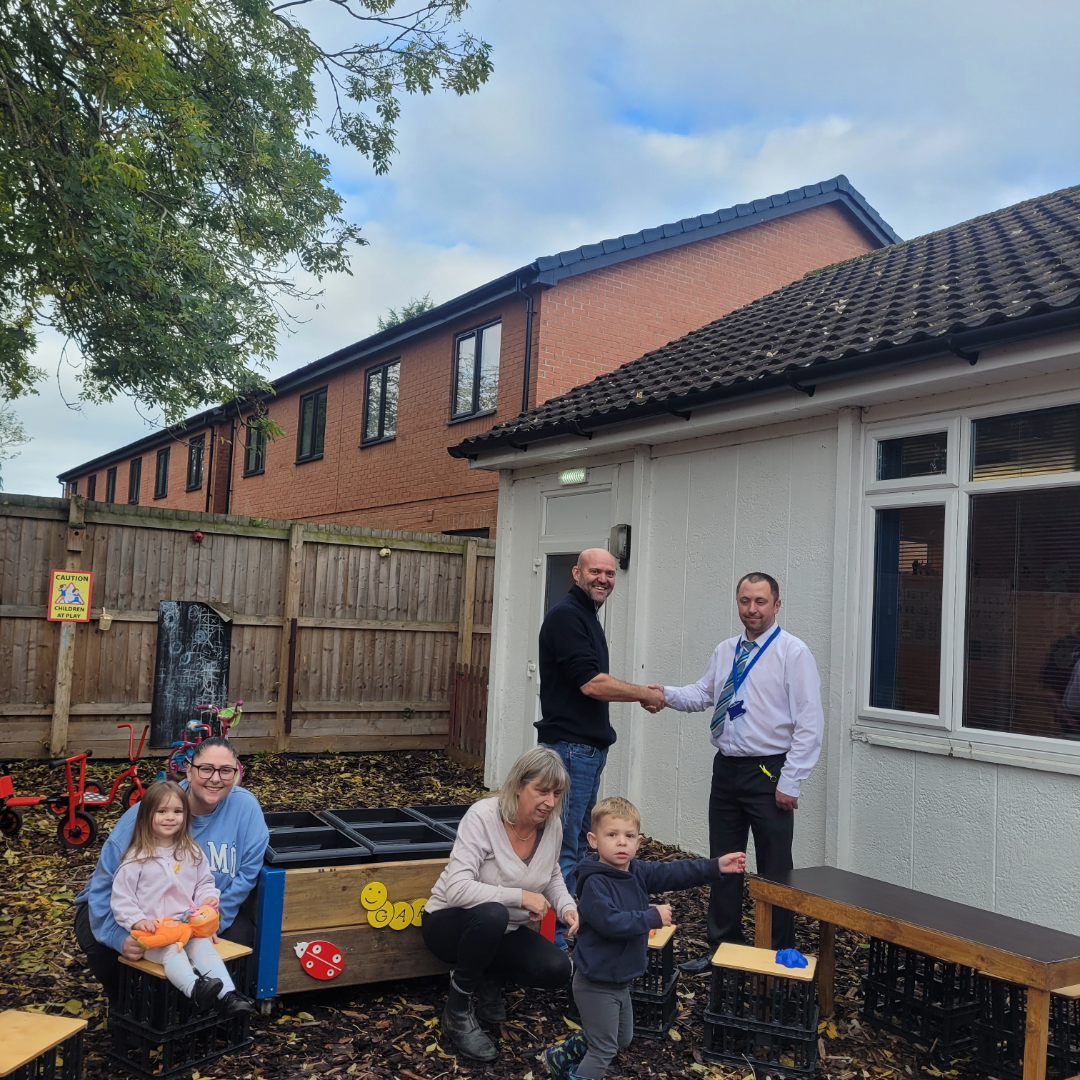 Improvements to community centre outdoor area thanks to local developer ...
